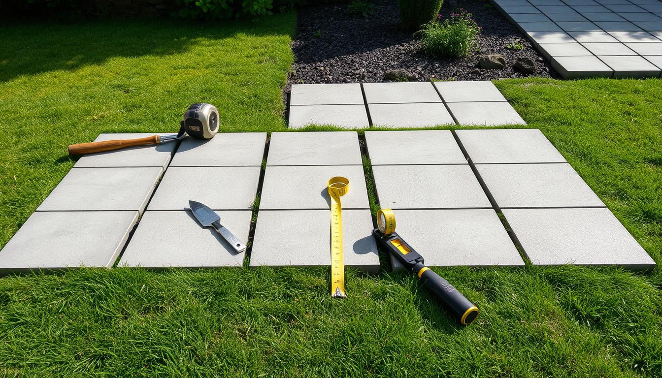 Terrassenplatten verlegen: Anleitun Gartenhaus-Blog